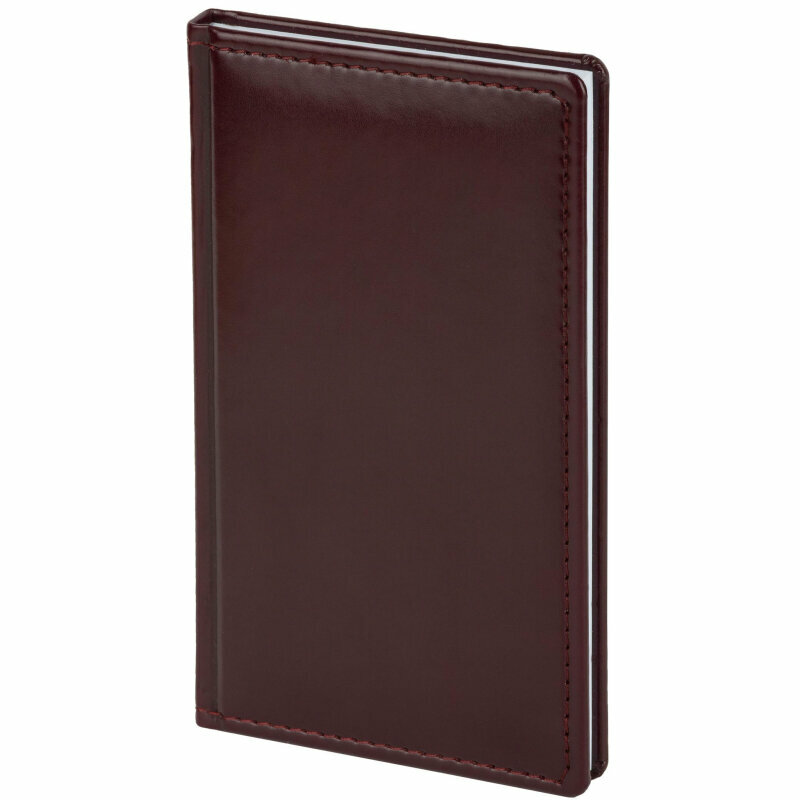 Еженедельник датированный 2026 аттасне 64л, 90х160мм, карм. верт, Каньон бордо, 2249926