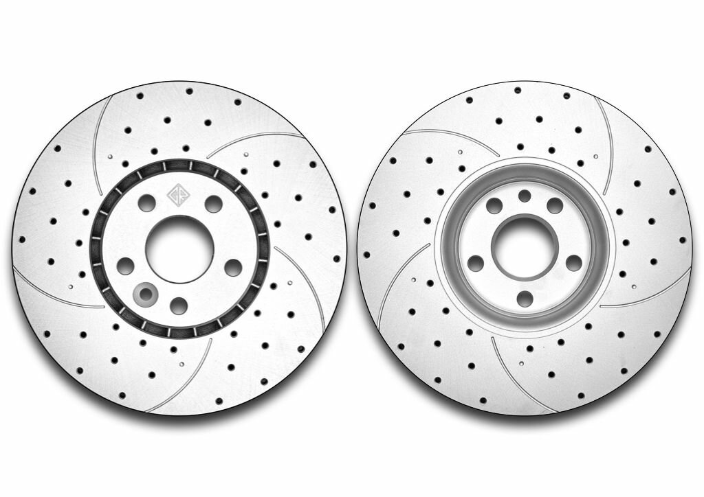 Тормозной диск Gerat DSK-F242P (передний) Platinum VOLVO XC60 (328 мм)