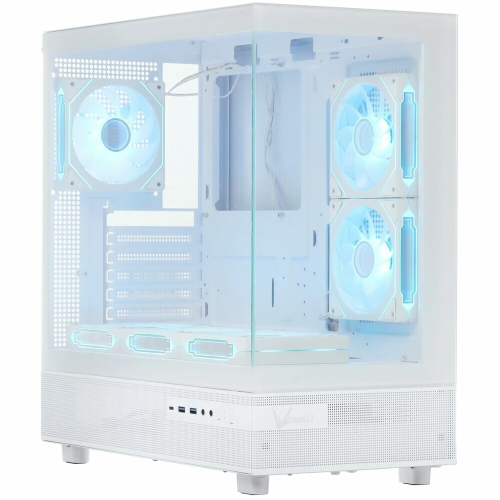 Корпус ATX Miditower Formula Crystal Z8 Floe White