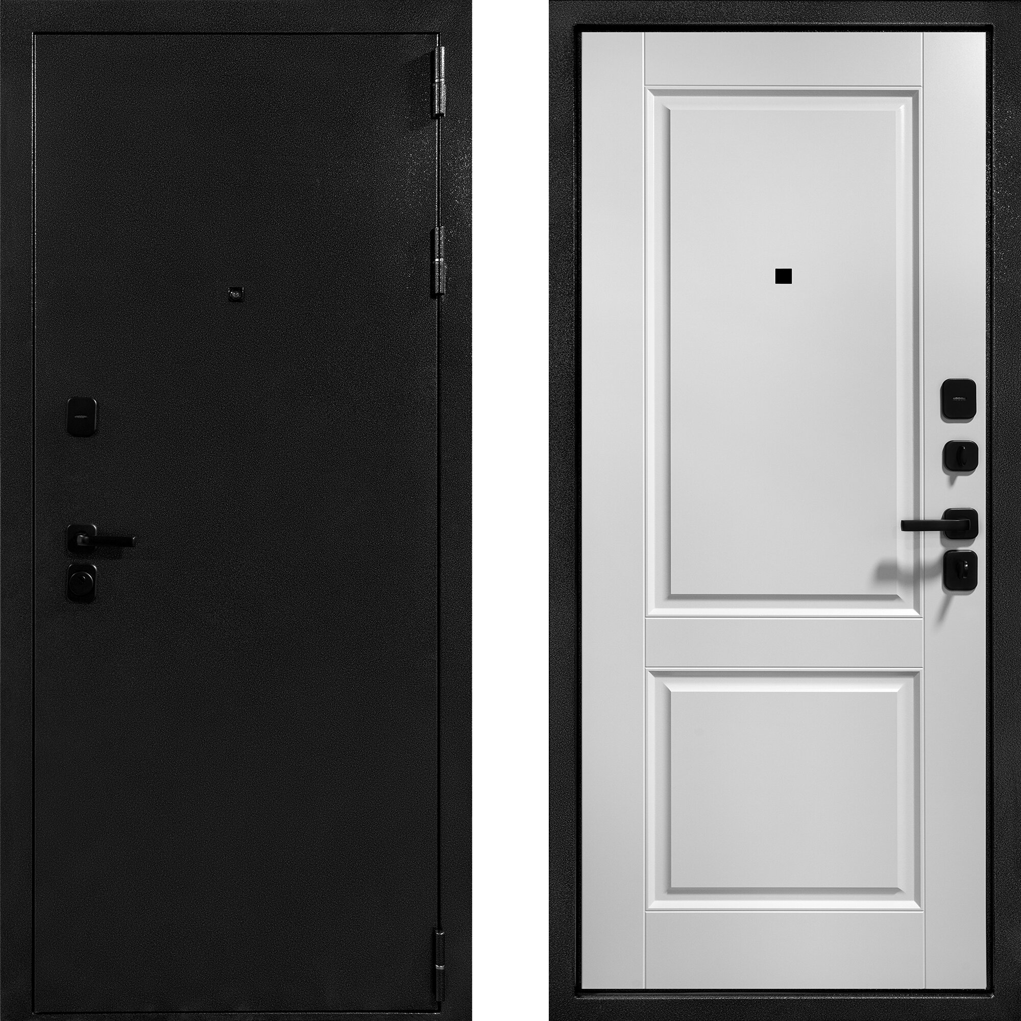 Входная дверь Бридж Белый матовый 960х2050 Левая