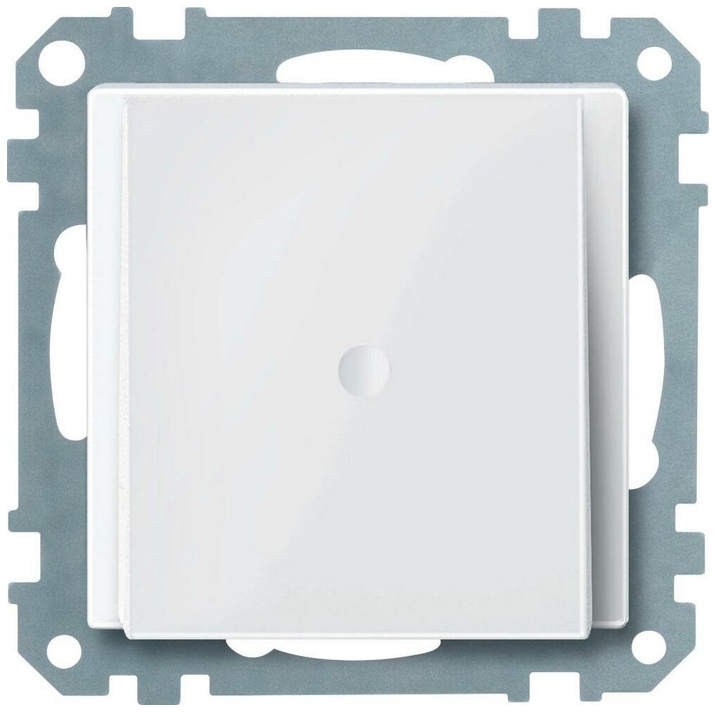 Вывод кабеля System M Merten механизм полярно-белый MTN296819