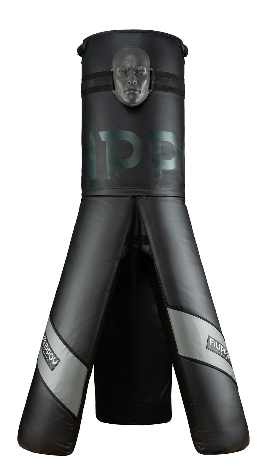 Трехногий боксерский мешок-манекен FILIPPOV 10319 чёрный с маской
