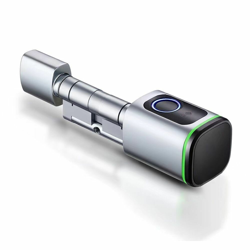 Замок отпечатков пальцев Tuya BT Интеллектуальный цилиндр дверного замка Электронный-RRST