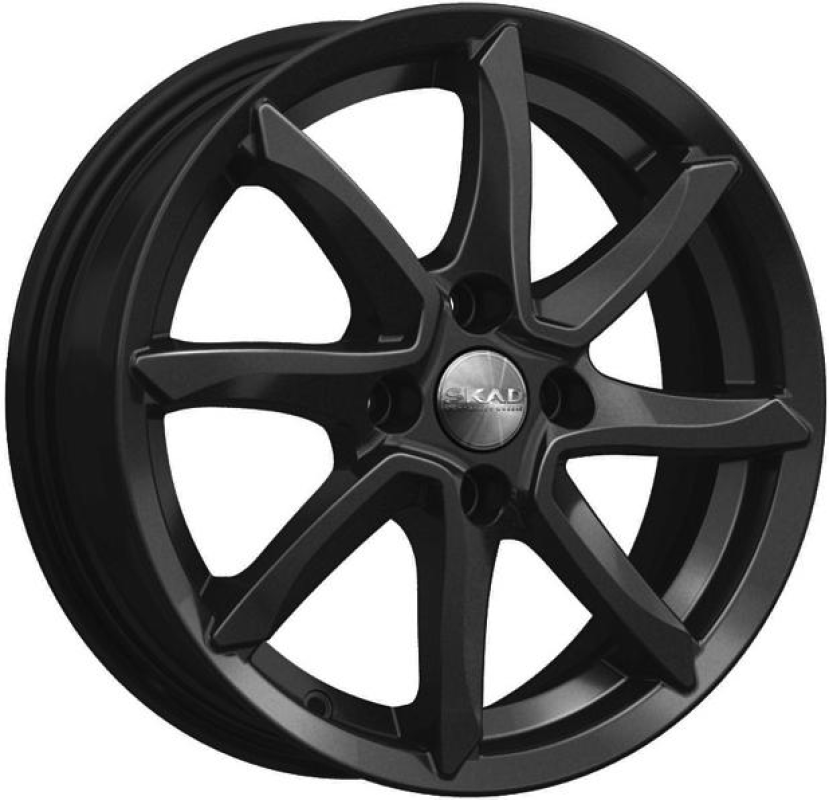 Диск колесный Скад Осака 6,0x15 4x98 Dia58.6 ET38 цвет черный бархат