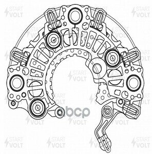 Мост диодный генератора STARTVOLT арт. vdb 1681