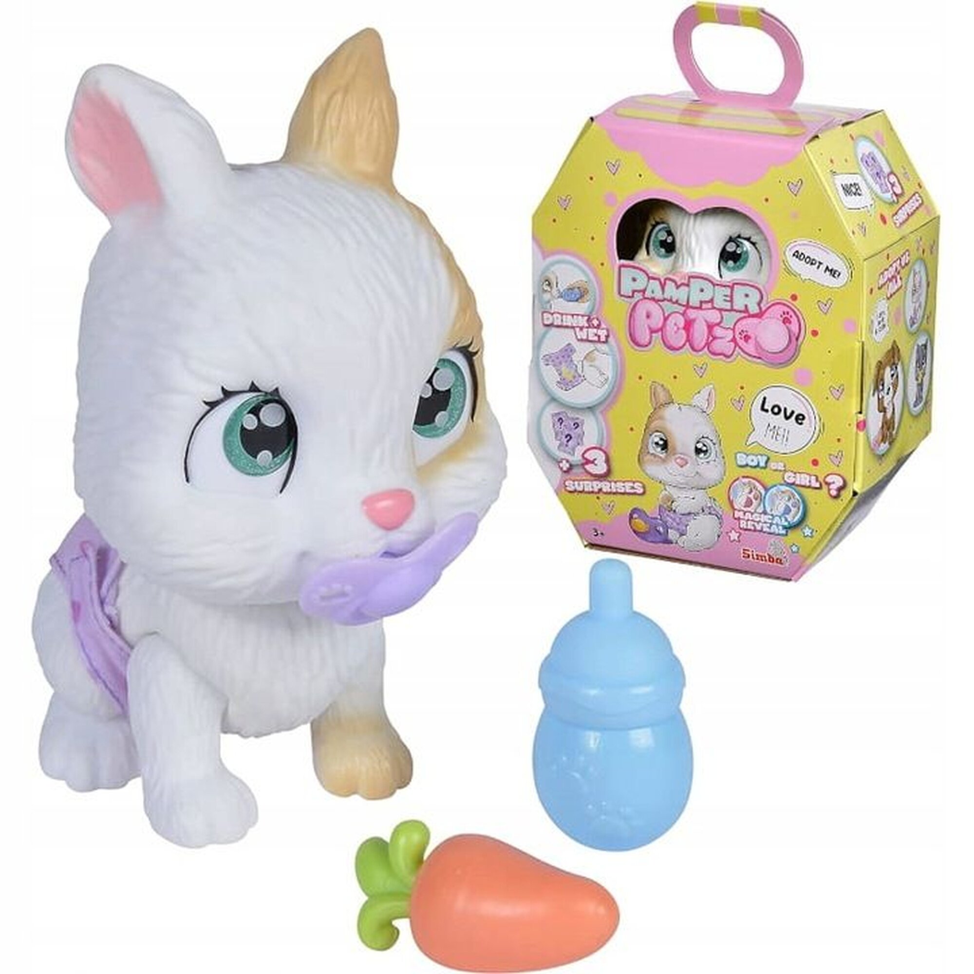 Интерактивная игрушка Simba - Зайка Кролик из банды подгузников - Pamper Petz 105953052