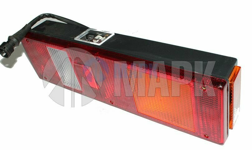 Фонарь задний МАЗ левый с катафотом (провод сзади) а/м КамАЗ евро