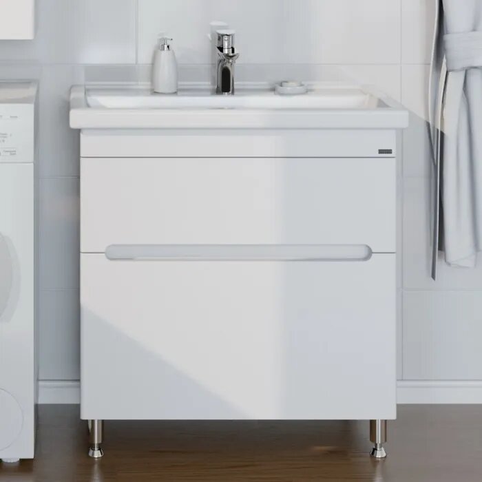 Тумба для комплекта СанТа Лондон 80 напольная, 2 ящика