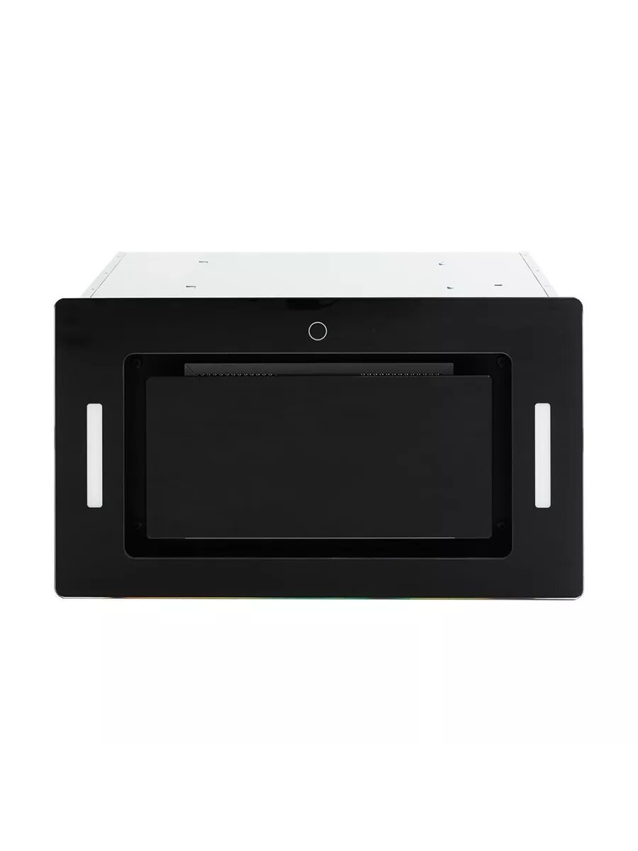 Вытяжка MANYA H5222BG, встраиваемая, сенсорное управление, таймер, 3 скорости, черное стекло
