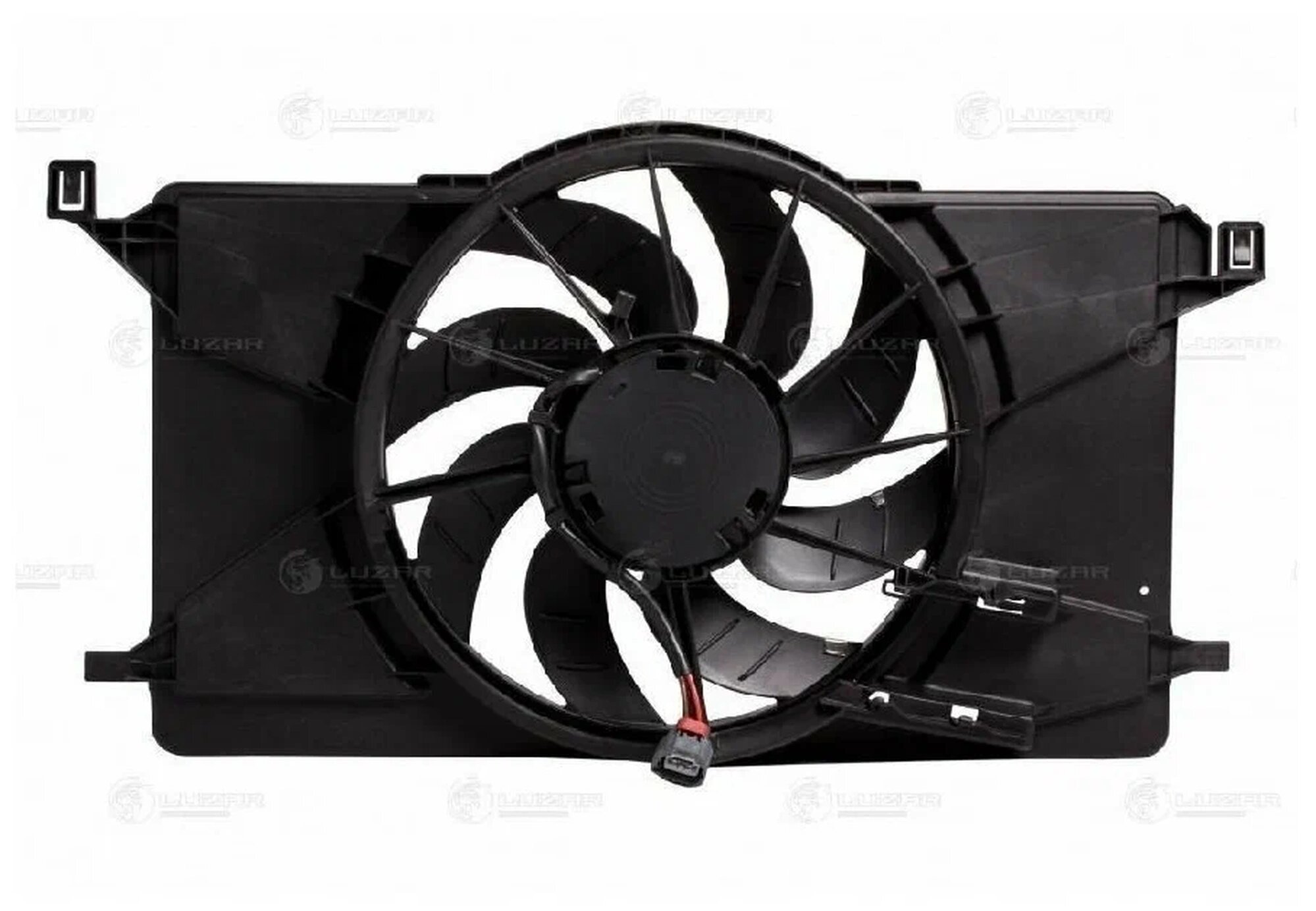 Э/вентилятор охл. для а/м Ford Focus III (11-) (с кожухом) (LFK 1075), LUZAR LFK1075
