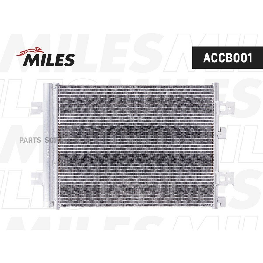 MILES ACCB001 Радиатор кондиционера ()