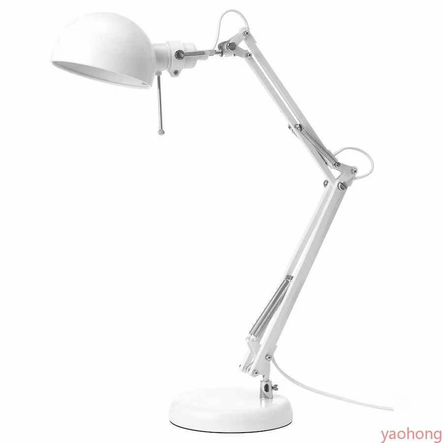 LKEA FORSA Лампа рабочая икеа, белый (30444425)