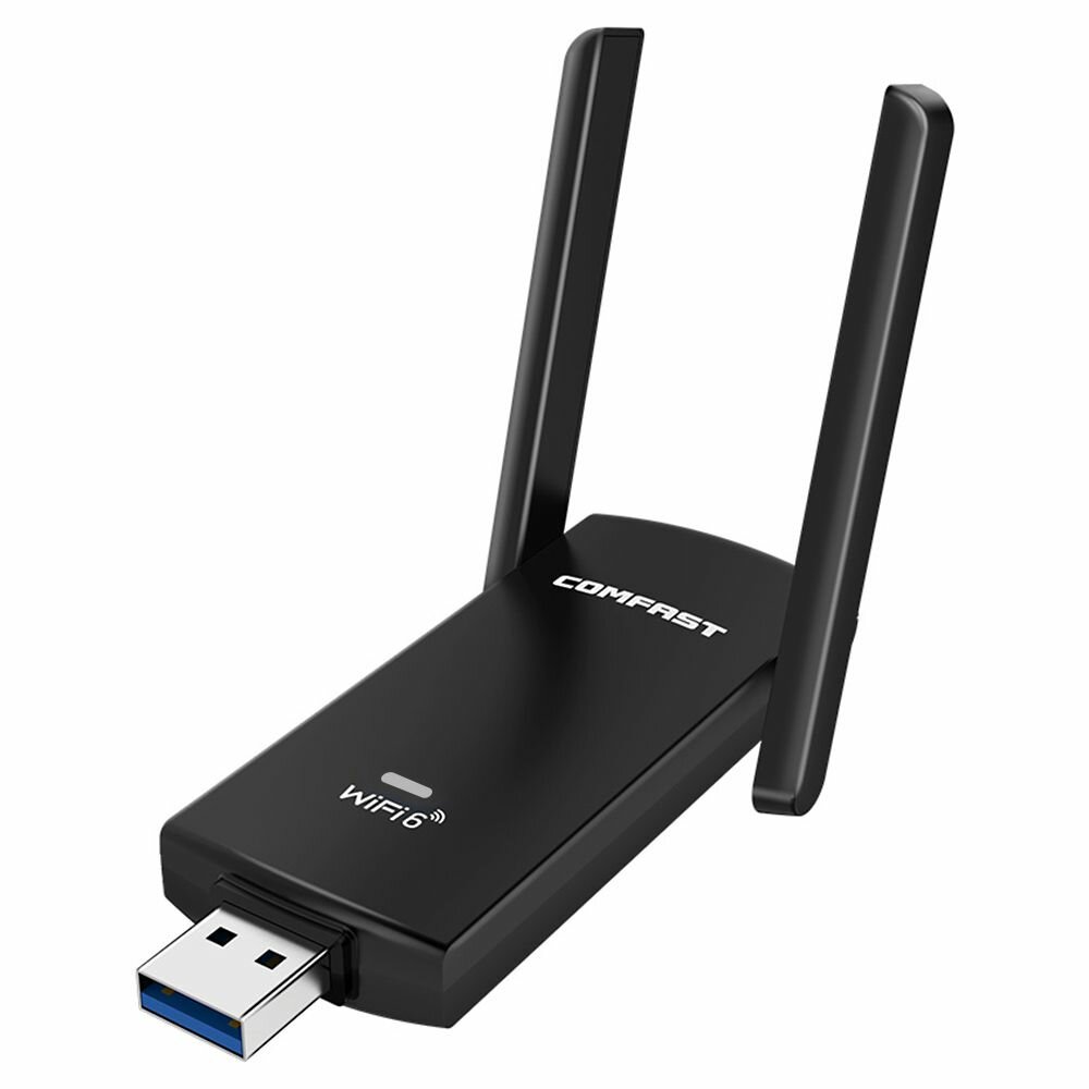 COMFAST CF-953AX WiFi6 Двухдиапазонная беспроводная сетевая карта USB WiFi-адаптер