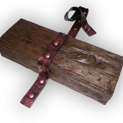 Ремень Имитация Полосы Кованного Металла Уникс Т Гранат 950х40х7мм для Маскировки Стыков.