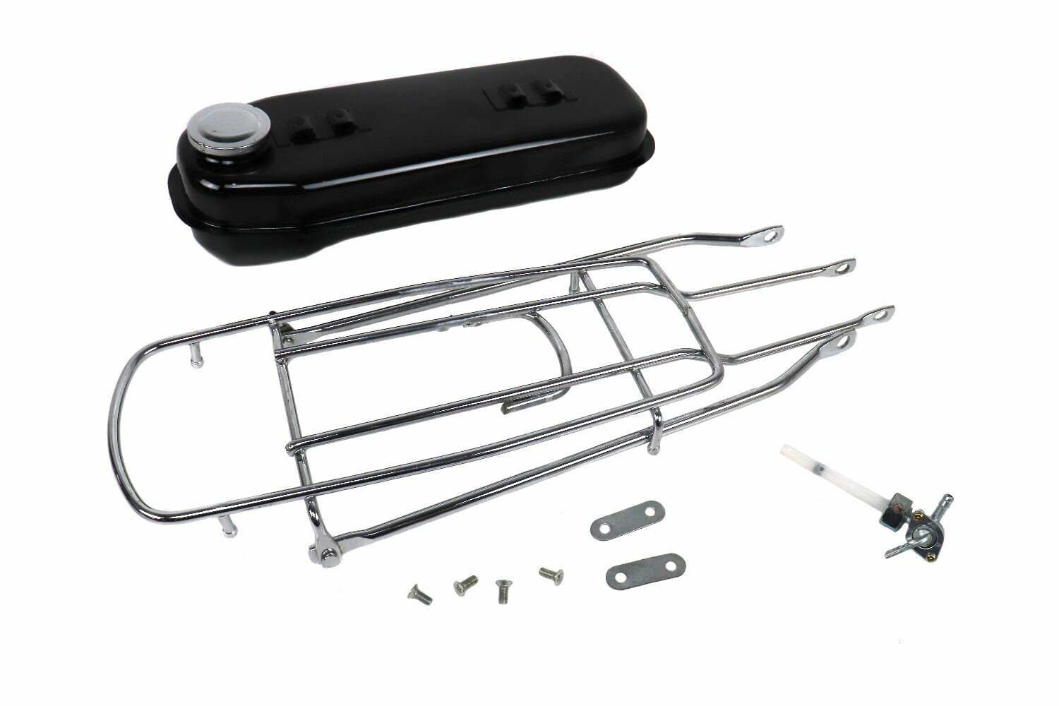 Багажник с бензобаком В сборе F50, F80, NR50, NR80, T100,72(8P) (компл.)