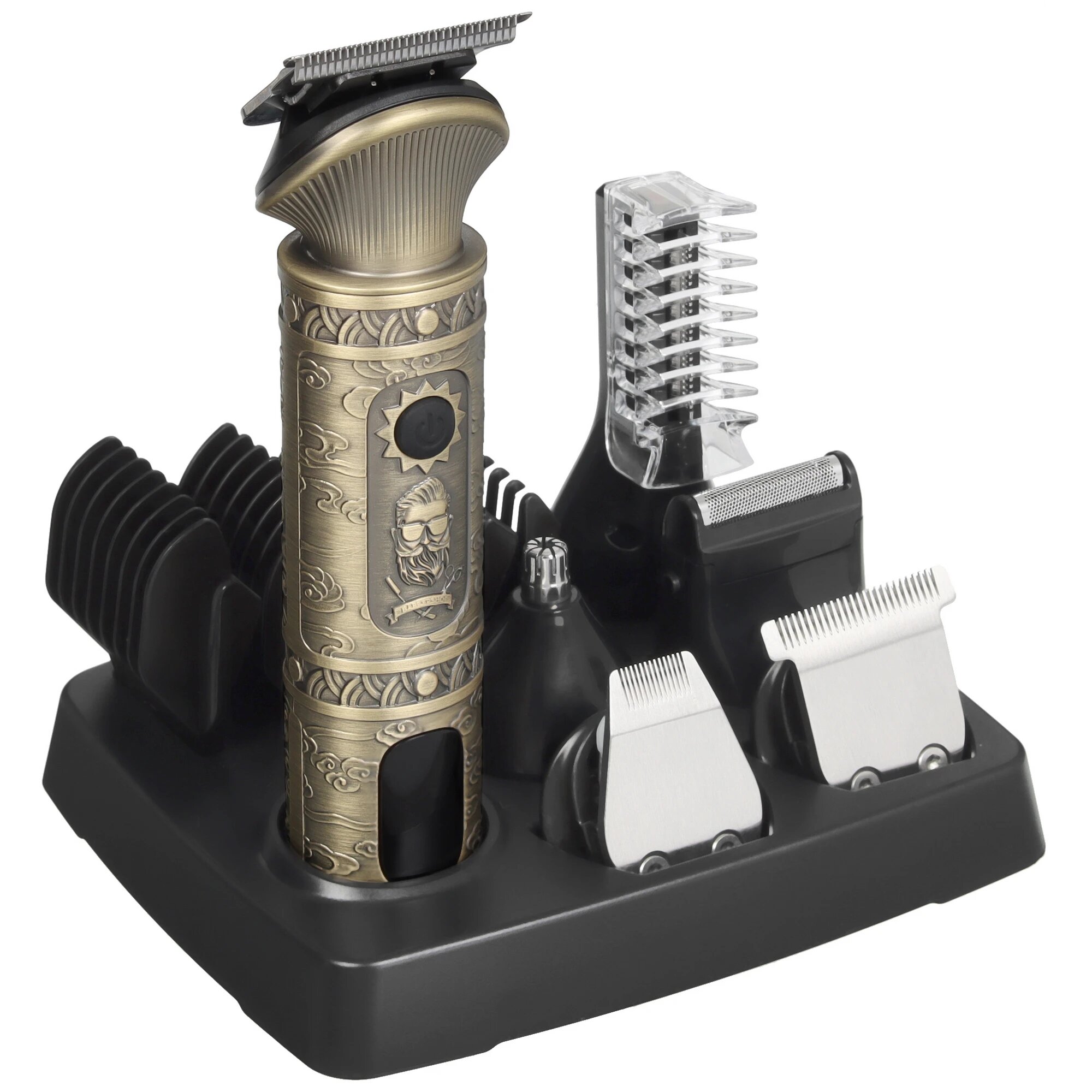 Триммер Aceline MG-5618, золотистый/черный, для стрижки волос, аккумуляторный