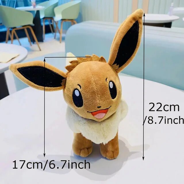 18-28 см плюшевая игрушка покемон Grookey Sprigatito Oshawott Leafeon Espeon Morpeko Gonbe Mimikyu Anime Doll Plush Toy