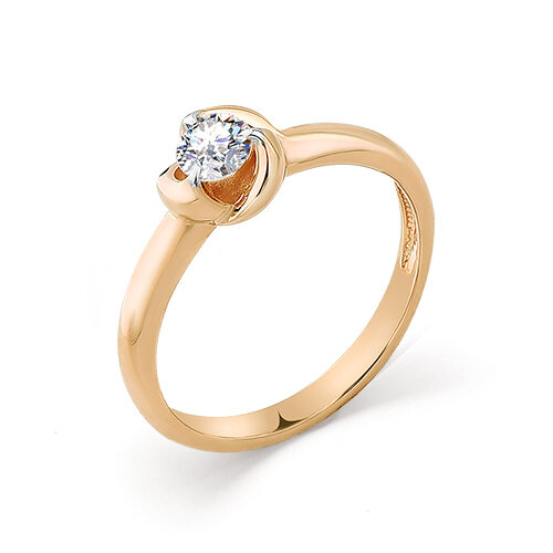 Кольцо, белое золото, 585 проба, бриллиант