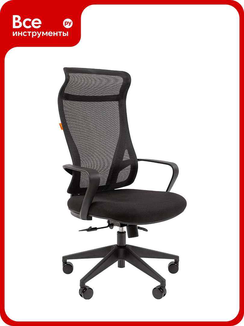 Офисное кресло CHAIRMAN CH577 черный пластик, черный 00-07161716