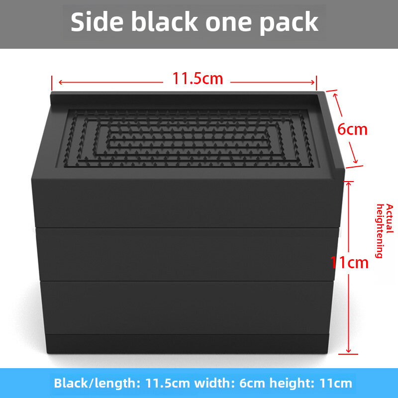 Кровать Amazon Black Furniture, с нескользящей накладкой, высота 11см