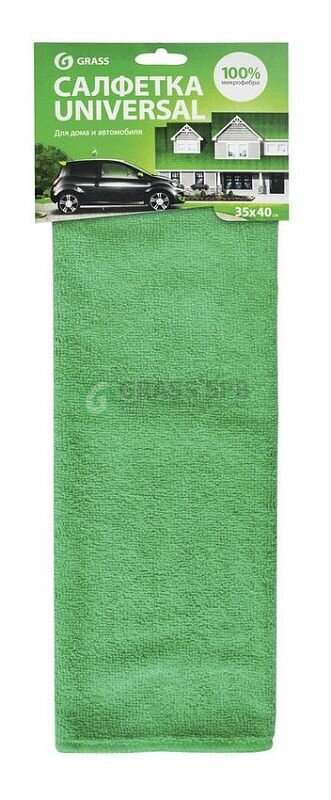Салфетка микрофибра универс 35x40 1 шт упак GRASS IT-0306