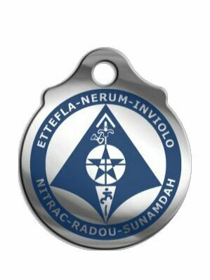 Амулет-оберег "Пентакль", металл, защита имущества, цвет серебристый