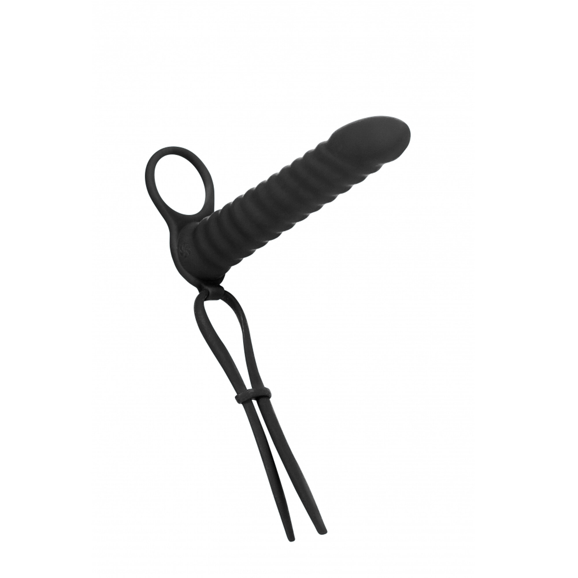 Вибронасадка для Двойного Проникновения Pure Passion Rori Black (16.2, Ø 2.5 см)