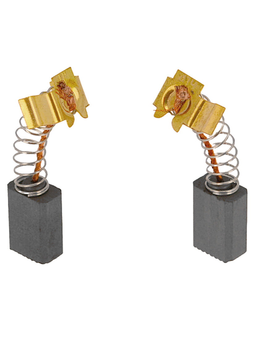 Щётки угольные 2 шт 5х8х11 пружина, пятак-зацепы для дрели ИНТЕРСКОЛ Д-550ЭР