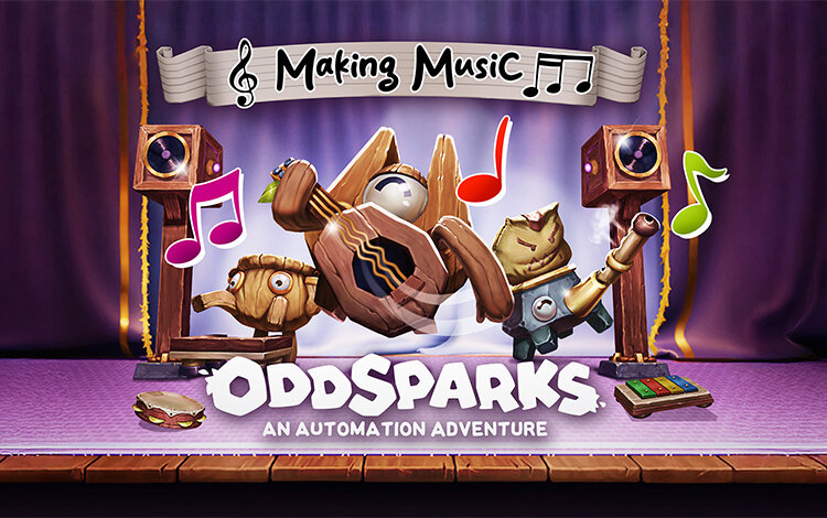 Oddsparks: An Automation Adventure - Making Music (Steam; PC; Регион активации РФ, СНГ)
