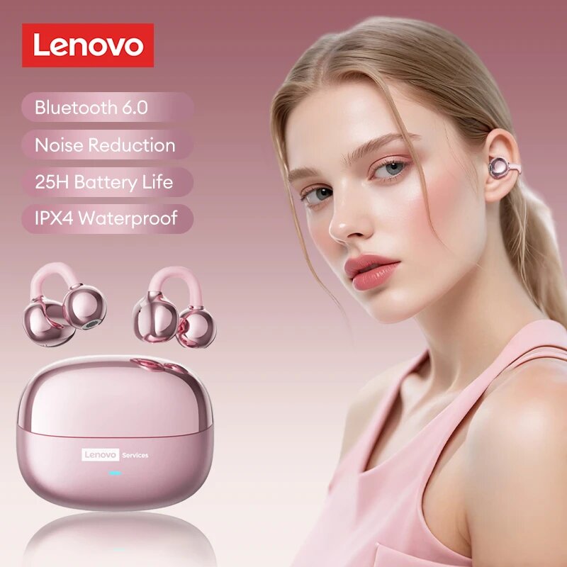 Lenovo LE302 Pink Bluetooth наушники