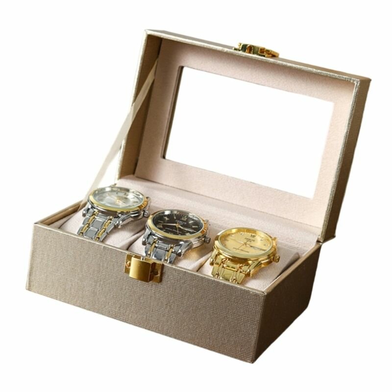 Коробка для хранения часов-Золотая