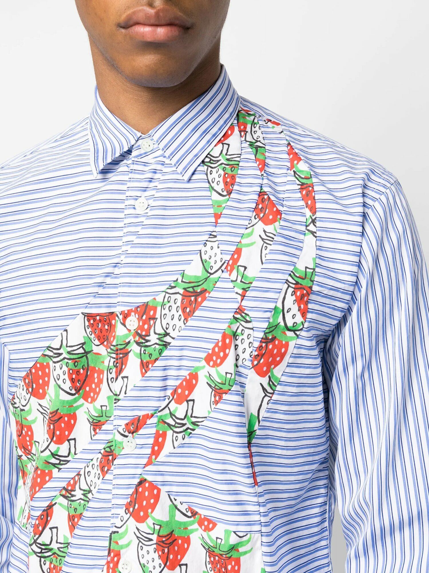 Рубашка Comme des Garcons SHIRT, размер M, синий — фото 1