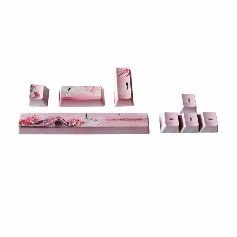 8pcs PBT Five Sides-Subbed-Subbed Keycap ESC направление для ключа OEM-профиль KE