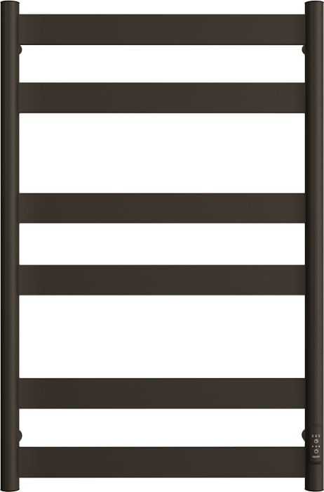 Полотенцесушитель электрический Двин Y neo 80х50, черный матовый