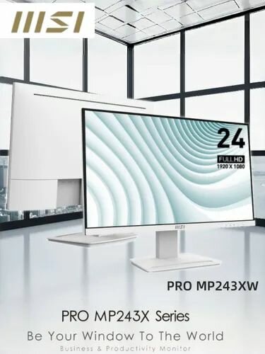 MSI 24" Монитор MP243XW, белый