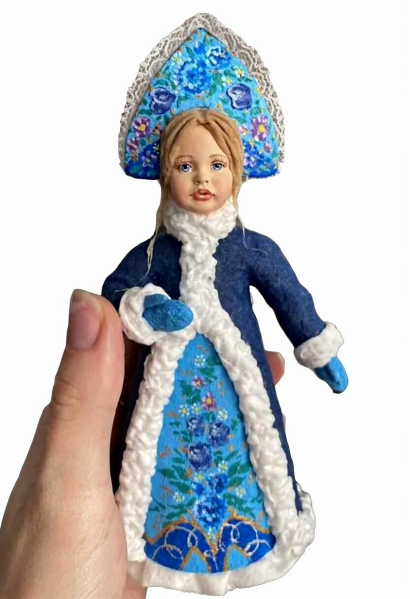 Ватная игрушка *Снегурочка* 18см.