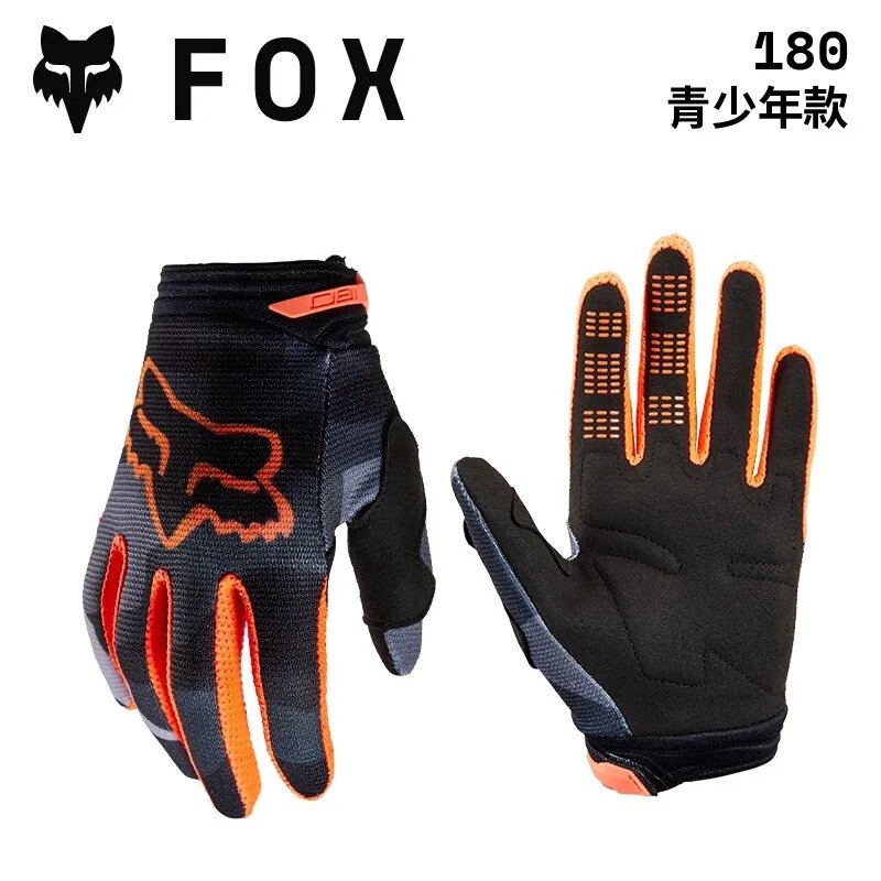 Оригинальные детские перчатки FOX YTH для горного велосипеда DIRTPAW, перчатки для Черный, S, серый