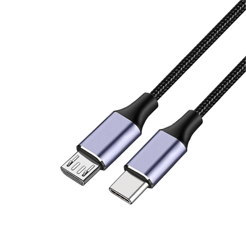 USB C-USB 5Pin Кабель Type C С Нейлоновым Плетеным Проводом 2.4A Для Быстрой Зарядки и Синхронизации Данных со скоростью 480 Мбит / с для Планшетов И Телефонов
