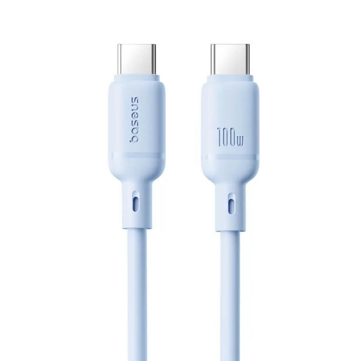 Кабель Baseus Silky Series Fast Charging Cable Type-C - Type-C 100w 1m голубой (P10377704313-00)