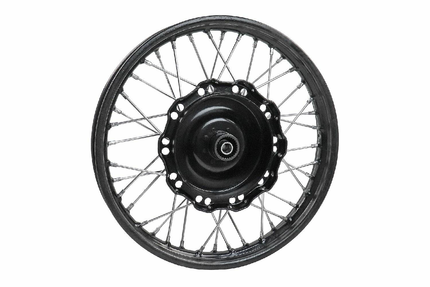 Обод Урал в сборе (реставрация) 19" крашеный