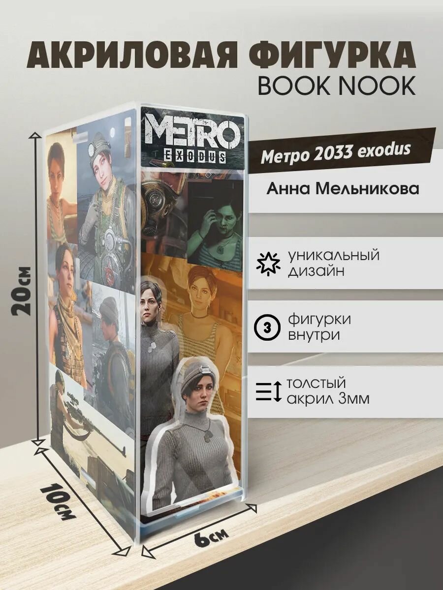 Акриловые фигурки набор Метро 2033 игра METRO