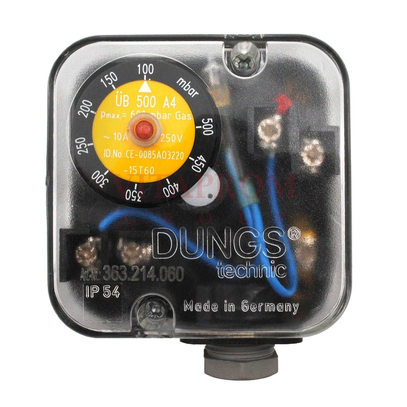 Датчик-реле давления Dungs UB500A4 210970