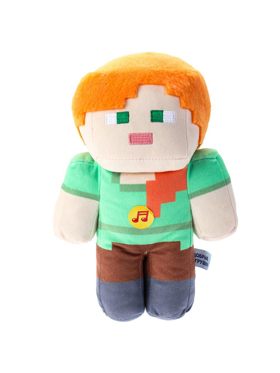 Игрушка мягкая Maincraft 3 18 см озвученная M115452MC3-18S с 3 лет Добрые игрушки