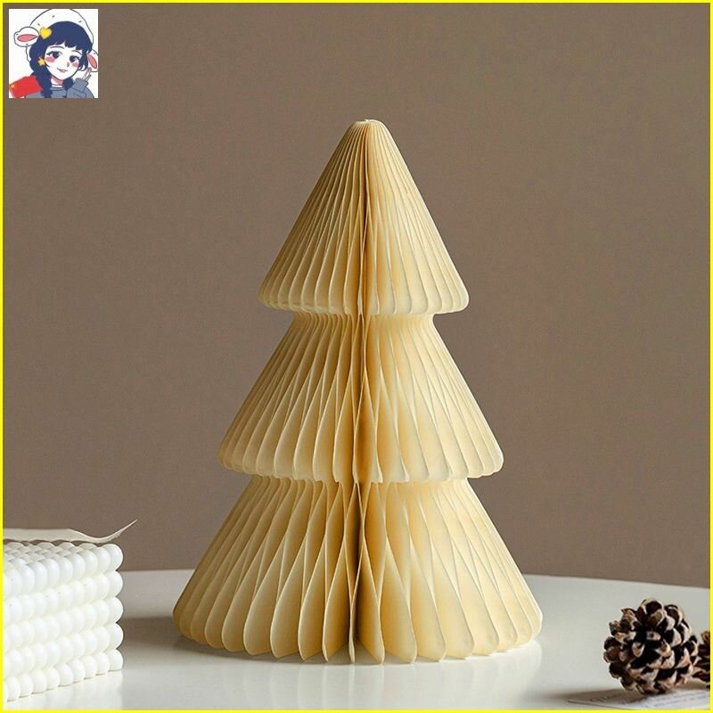 Эксклюзивное новогоднее украшение для рабочего стола, 1 шт, модель сборной 3D елки из бумаги