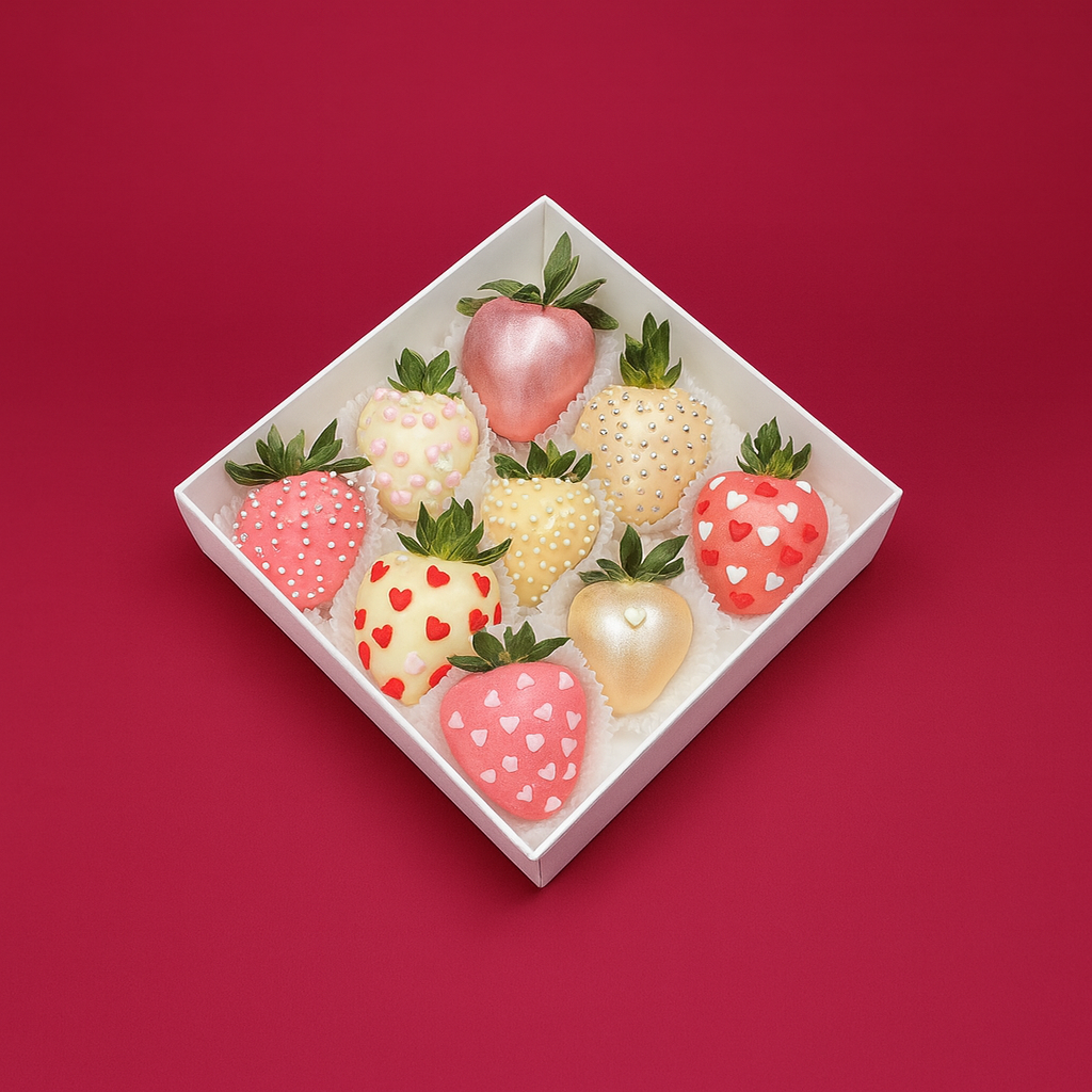 Клубника в бельгийском шоколаде 9-12 шт в подарочной упаковке
