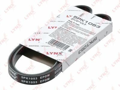 LYNXauto Ремень поликлиновый фиат дукато / FIAT DUCATO Bus 1994-2002, тойота королла компакт / TOYOTA COROLLA Compact 1997-2002 5PK1053