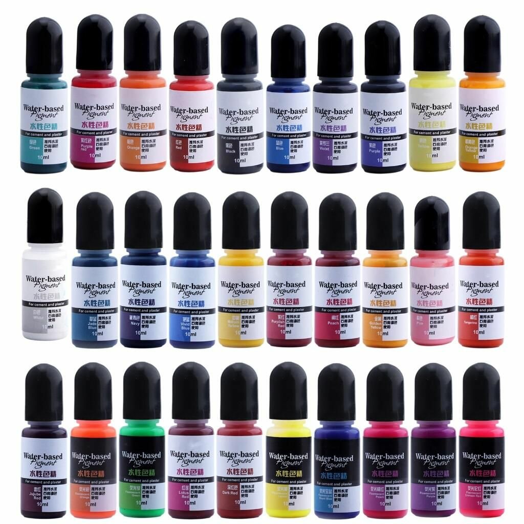 Водорастворимый пигмент для гипса