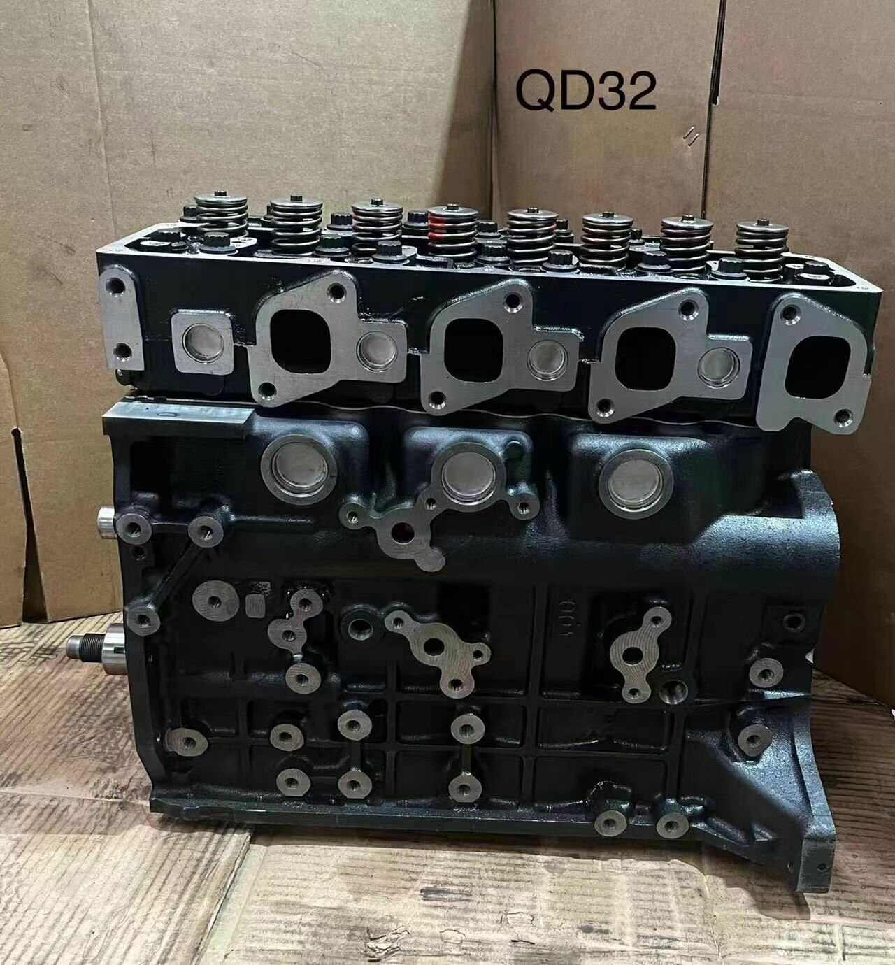 Двигатель короткий блок qd32