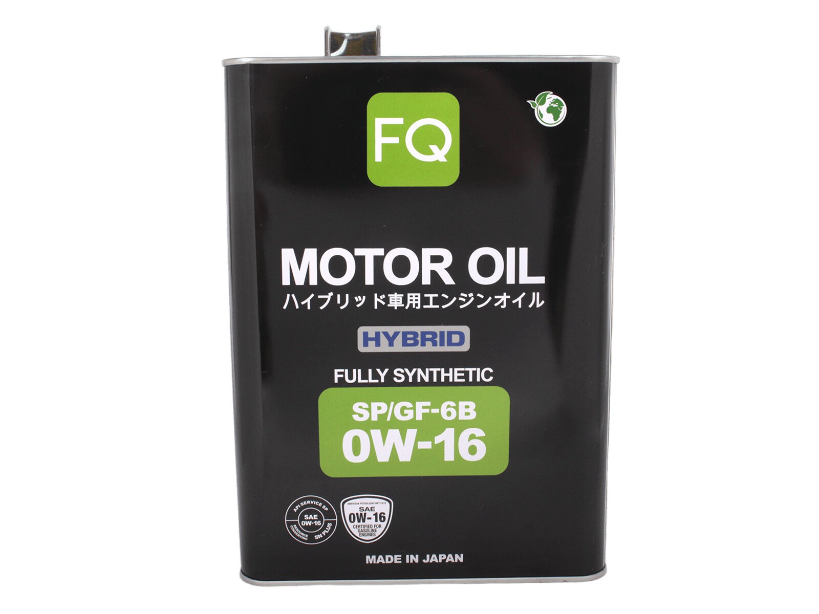 Масло моторное FQ FULLY SYNTHETIC SP/GF-6A 0W16 4л