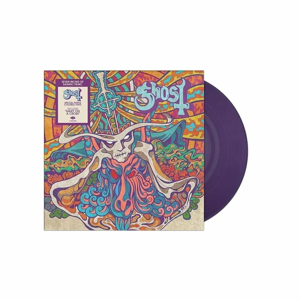 Ghost Seven Inches of Satanic Panic Выпущенная ограниченным тиражом 7-дюймовая виниловая пластинка 1LP